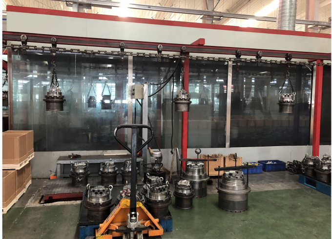 Excavator slew gear box EC460 SA1142-07410 excavator swing gearbox