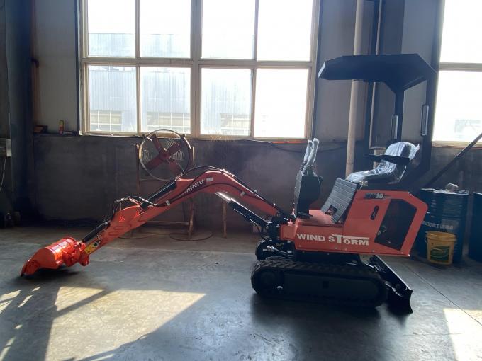XN16 Mini Wheeled Excavator 1.6 Tons hydraulic backhoe