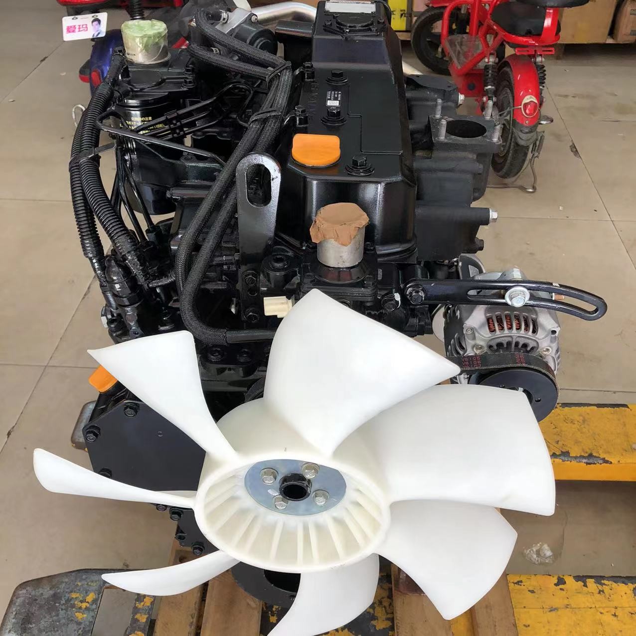 Excavator Part Engine Assy DX55 4TNV98-EPHYBU Diesel Engine Assembly ...