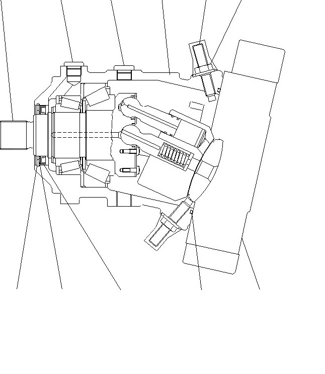 Komatsu Excavator Travel Motor 416-18-31701 WA150-5 Final Drive WHEEL ...